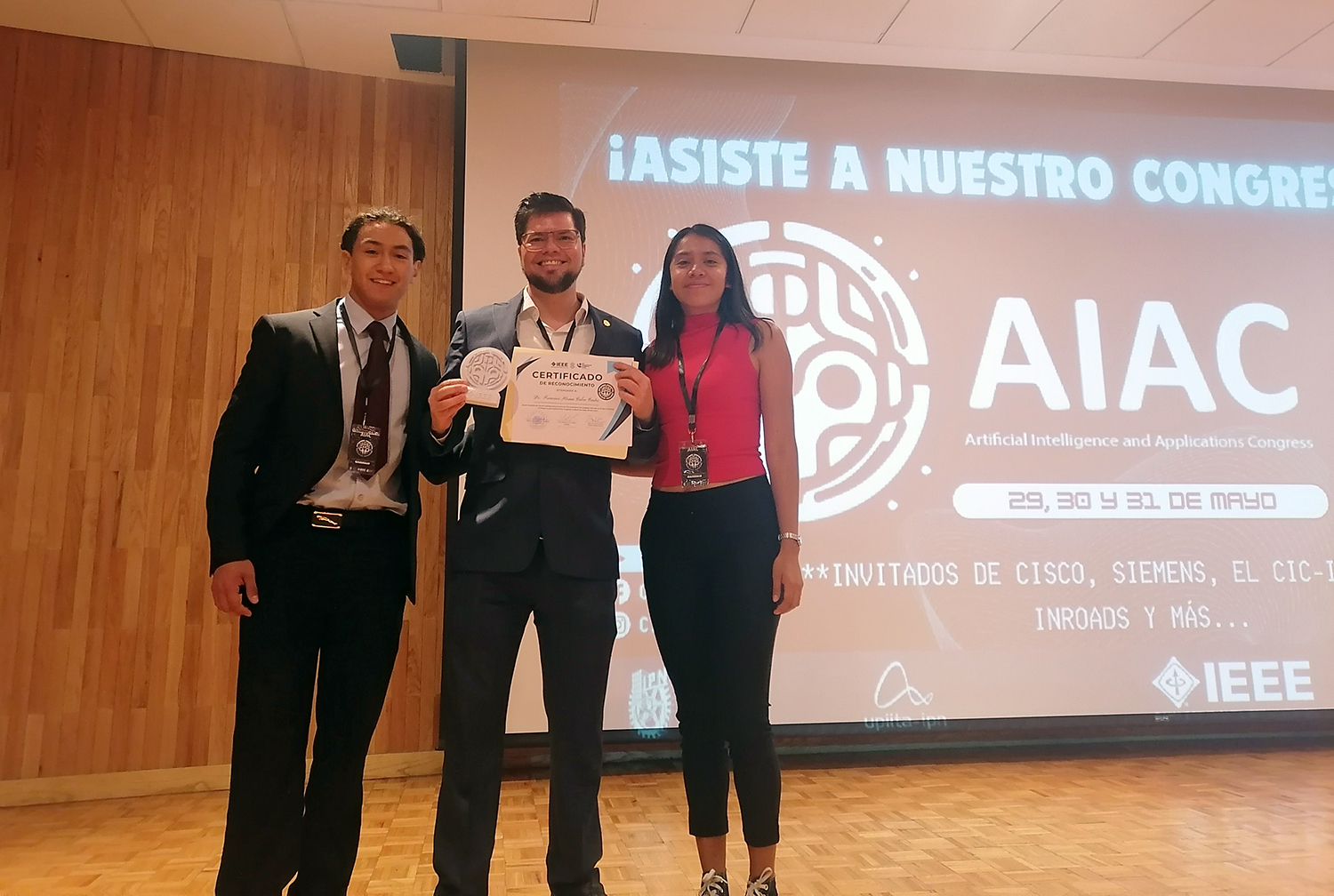 CIC IPN - 06/04/24 Inaugura director del CIC IPN Congreso de IA y Aplicaciones en UPIITA